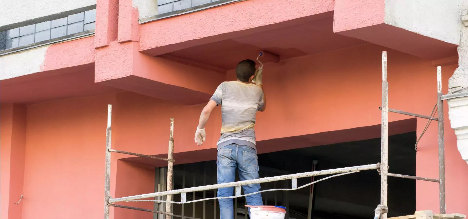 Βάψιμο Εξωτερικού Χώρου Κτηρίων, Πολυκατοικιών & Οικοδομών